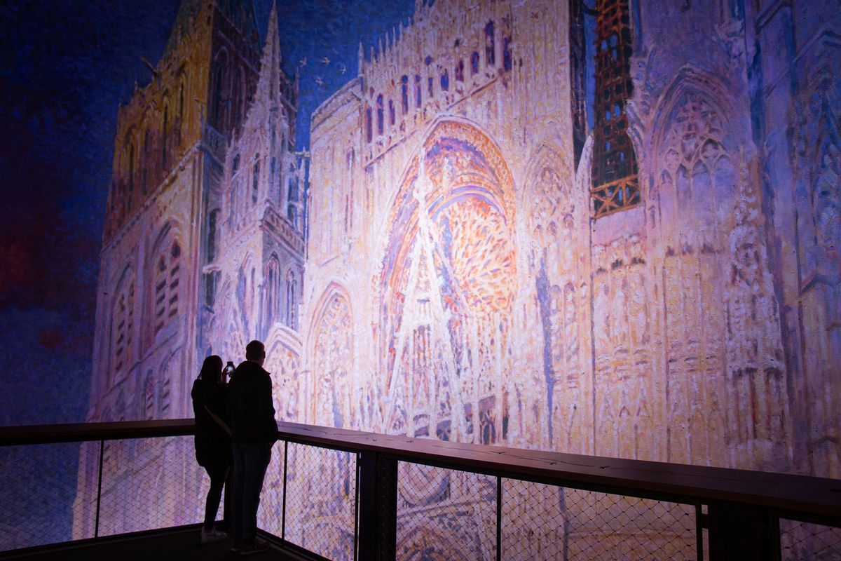 Panometer Leipzig mostra il nuovo panorama a 360° "La cattedrale di Monet"